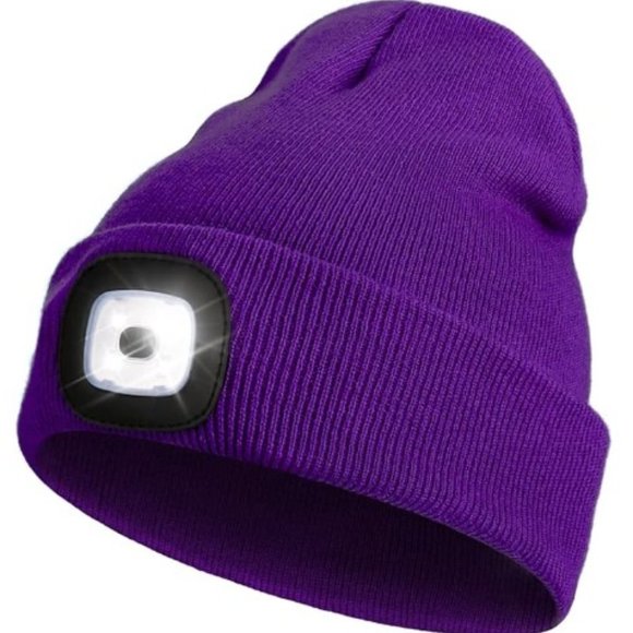 Accessories | Nwt Winter Beanie Hat With Light Rechargeable 4 Led ...